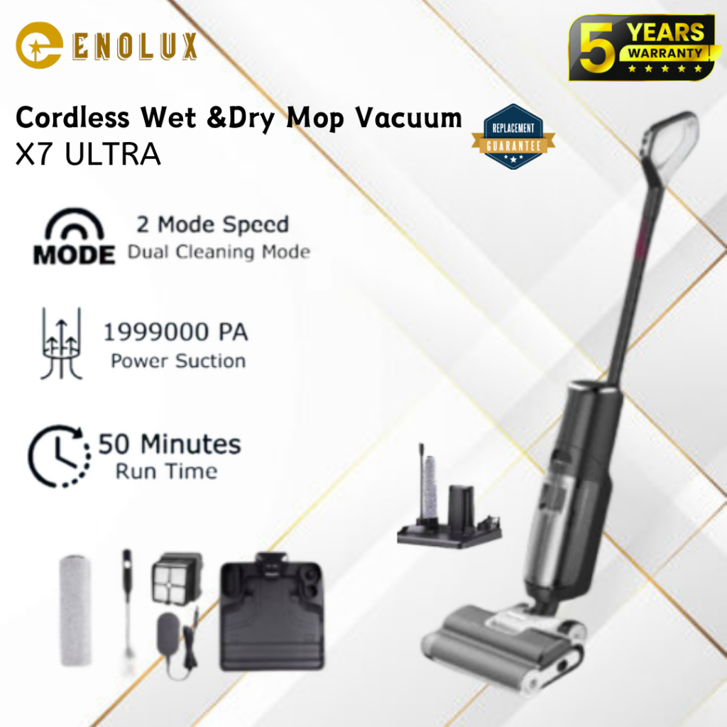 Vacuum X7 Ultra Wet And Dry Cordless Mop Vacuum Cleaner Smart Dual ...