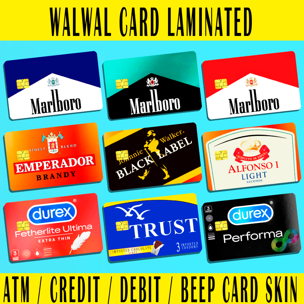 WALWAL - (SKIN CARD STICKER) ATM/CREDIT/DEBIT/BEEP (SKIN CARD STICKER ...