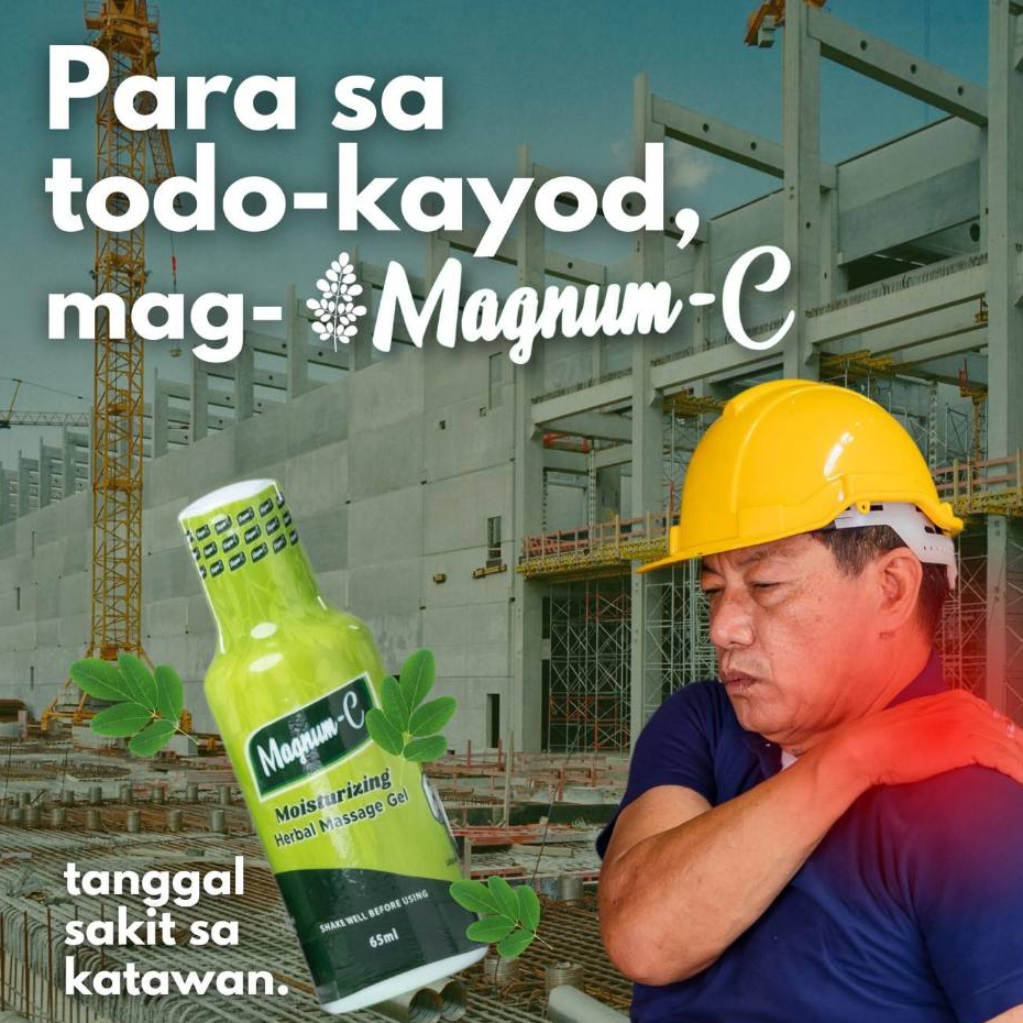 Magnum C Massage Gel Infused with Moringa-Oliefera | Shopee Philippines