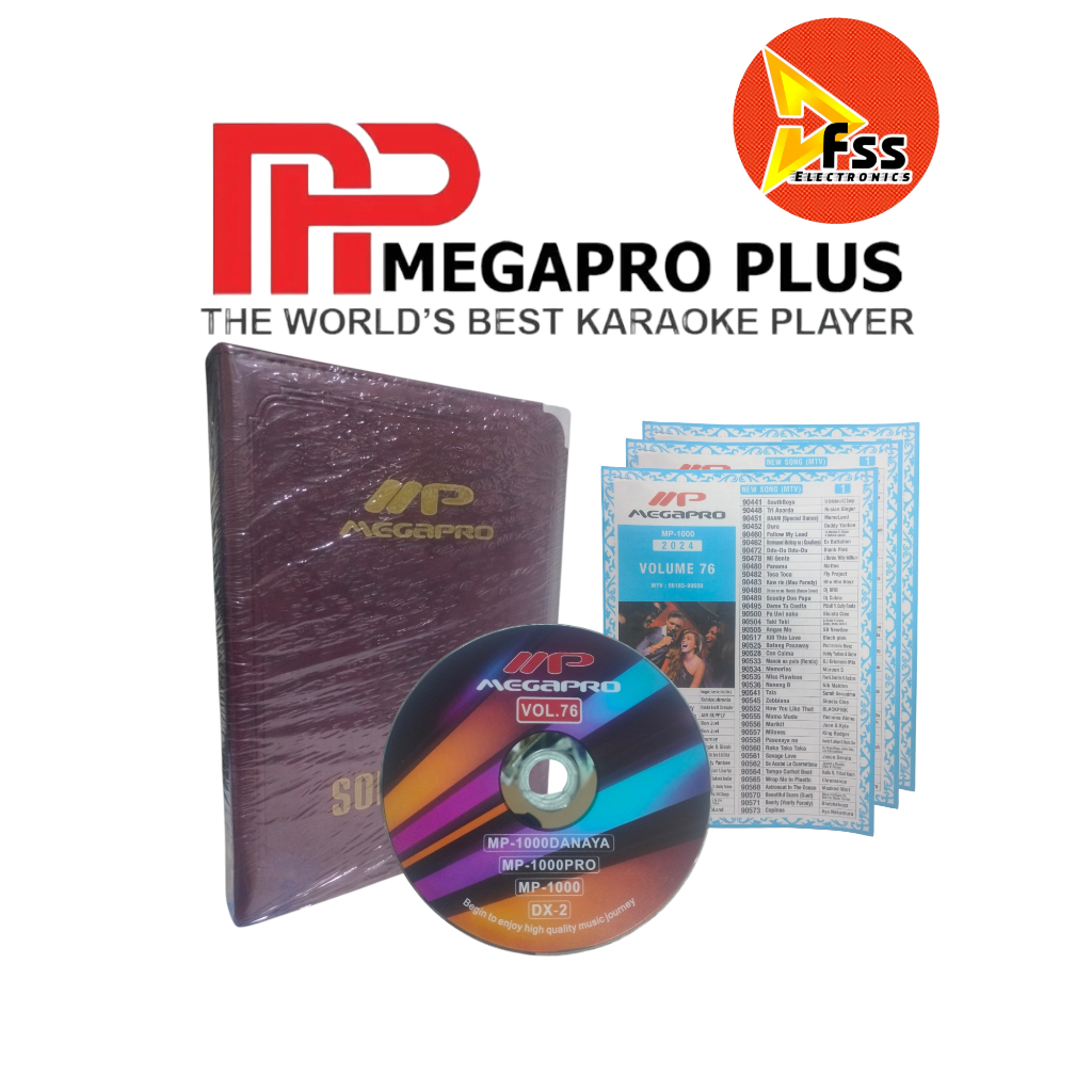 MegaPro MP-1000 SONGBOOK AND NEW UPDATE CD VOLUME 76. | Shopee Philippines