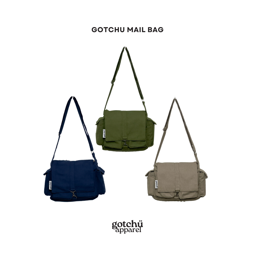 GOTCHU MAIL BAG / SHOULDER BAG / HOBO BAG / MESSENGER BAG | Shopee ...