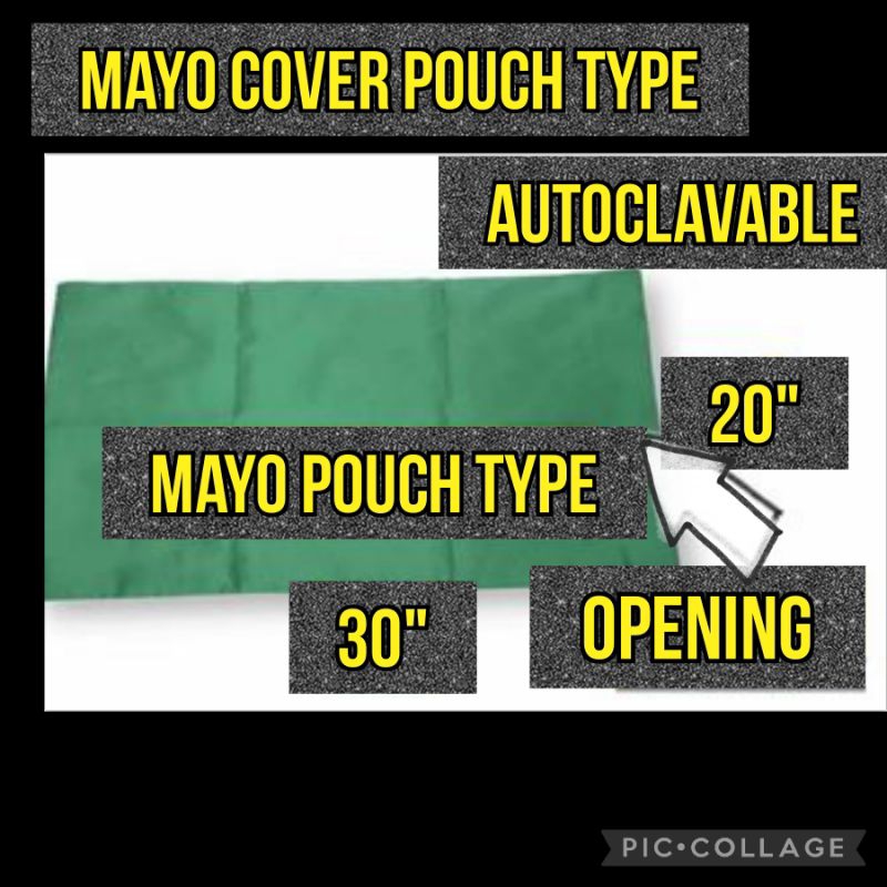 Mayo cover pouch type 20x30inches autoclavable | Shopee Philippines