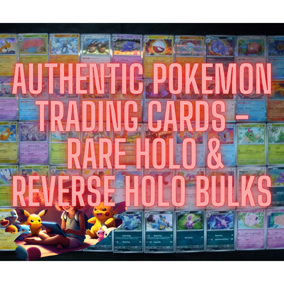Rare Holo & Reverse Holo Bulk Packs (20 Mixed Cards) - Authentic ...