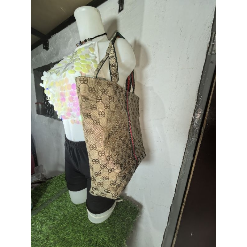 Gucci inspired Tote or shoulder bag(ukay) | Shopee Philippines