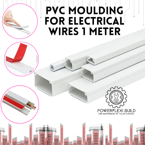 PVC 1METER Moulding For Electrical Wire Protection & Insulation ...