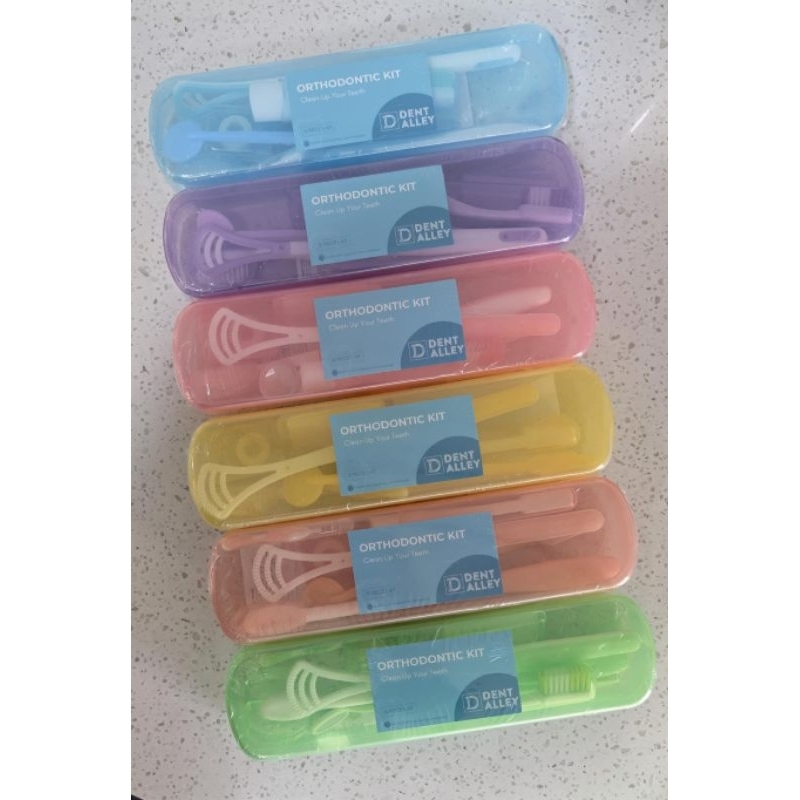 10 packs Braces cleaning kit 8pcs in a Travel case | Shopee Philippines