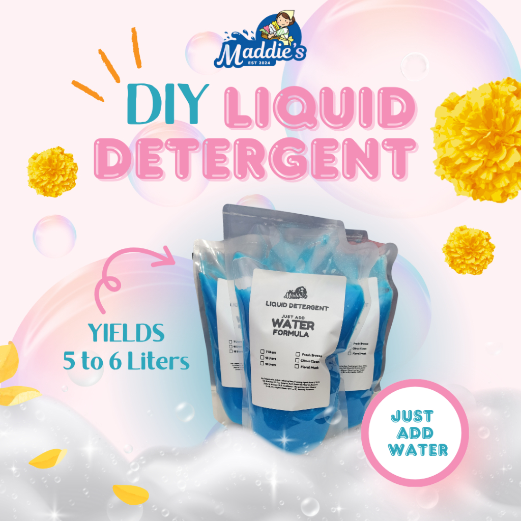 Maddie's - DIY Instant Liquid Detergent Just Add Water Formula | Shopee ...
