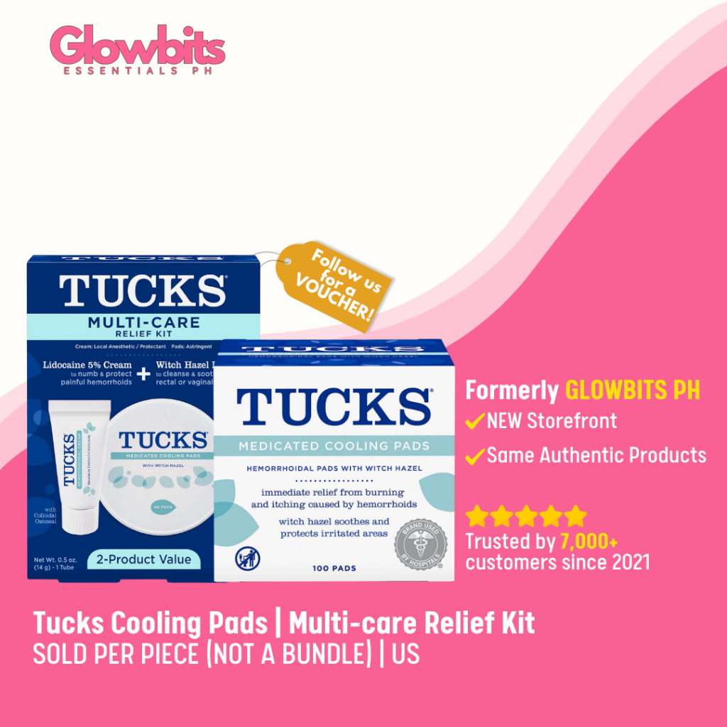 Tucks Hemorrhoidal Pads with Witch Hazel | TUCKS Multi-Care Relief Kit ...