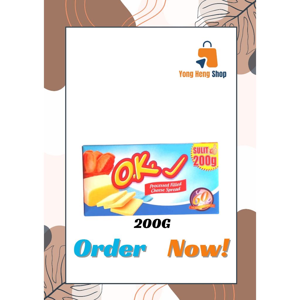 OK Cheese 200g Processed Fill ed cheese Can be use in cheesesandwich ...