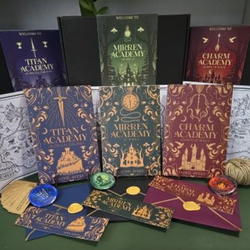 Academy Series || Titan, Mirren and Charm Academy by: April Avery ...