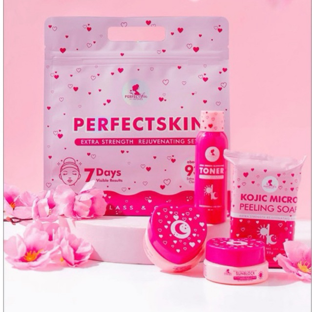 Authentic Perfect Skin Rejuvenating Set Pekas and Acne Remover | Shopee ...