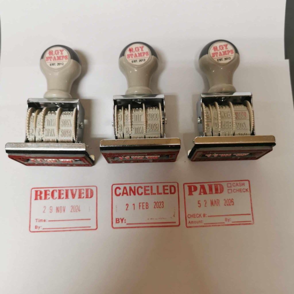 GY Dater Manual Stamps Common Words | Shopee Philippines