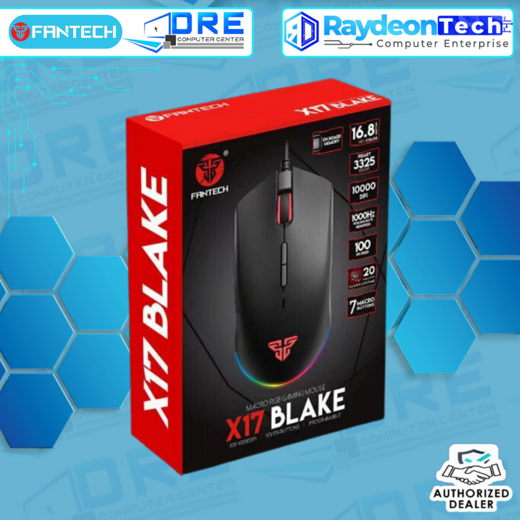 Fantech X17 BLAKE PRO MOUSE | Shopee Philippines