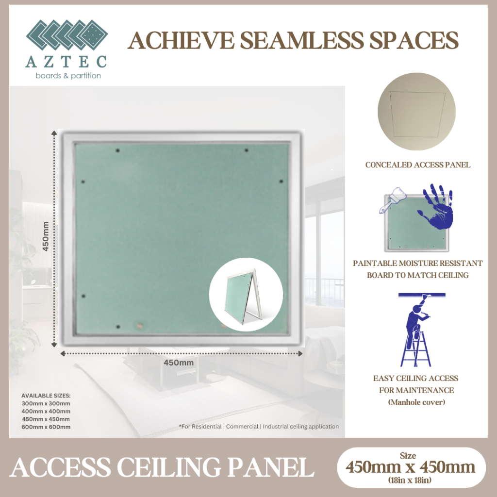 Aztec Ceiling Panels - Premium Access Panels - 450mm x 450mm ...
