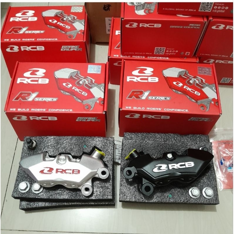 RCB R1 Series Brake Caliper 4 Piston Right hand & Left hand UNIVERSAL ...