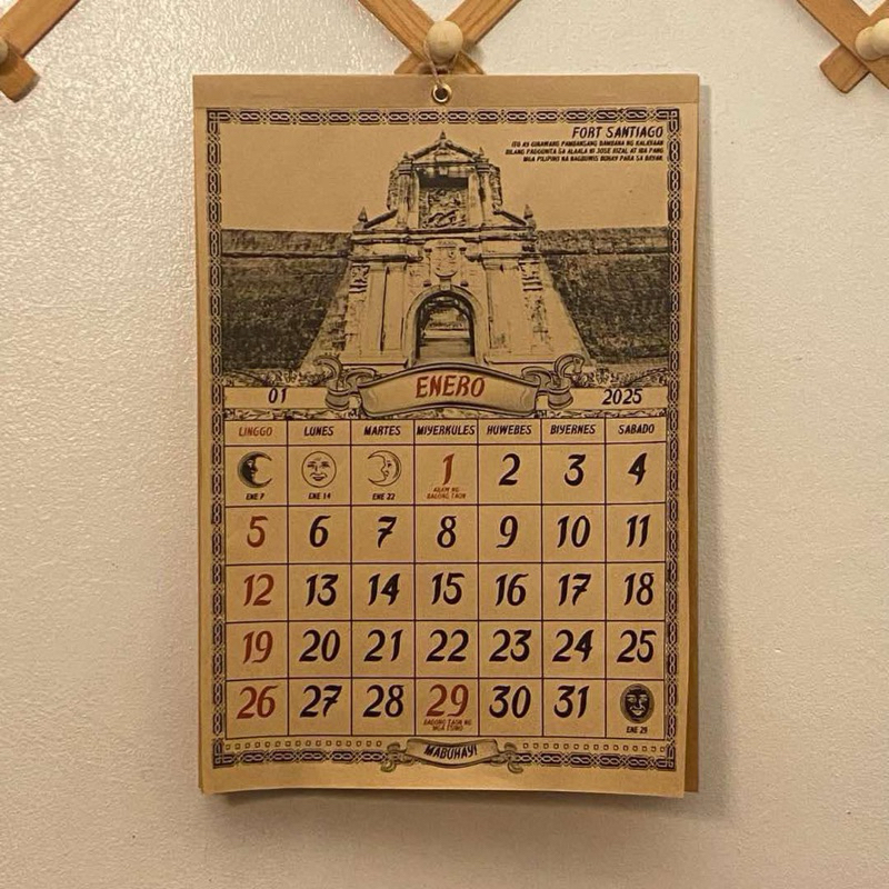 2025 Vintage Calendar - featuring historical places in the PH | Shopee ...