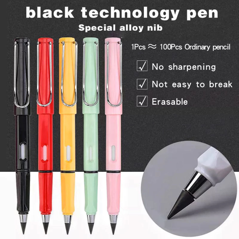 Unlimited Writing Pencil New Technology No Ink Eternal Pencils Kids Art ...