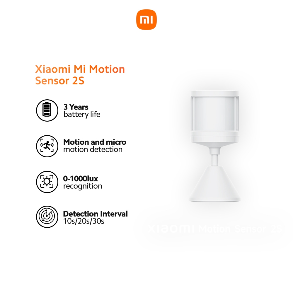Xiaomi Mi Motion Sensor 2S - Smart Home Security | Shopee Philippines