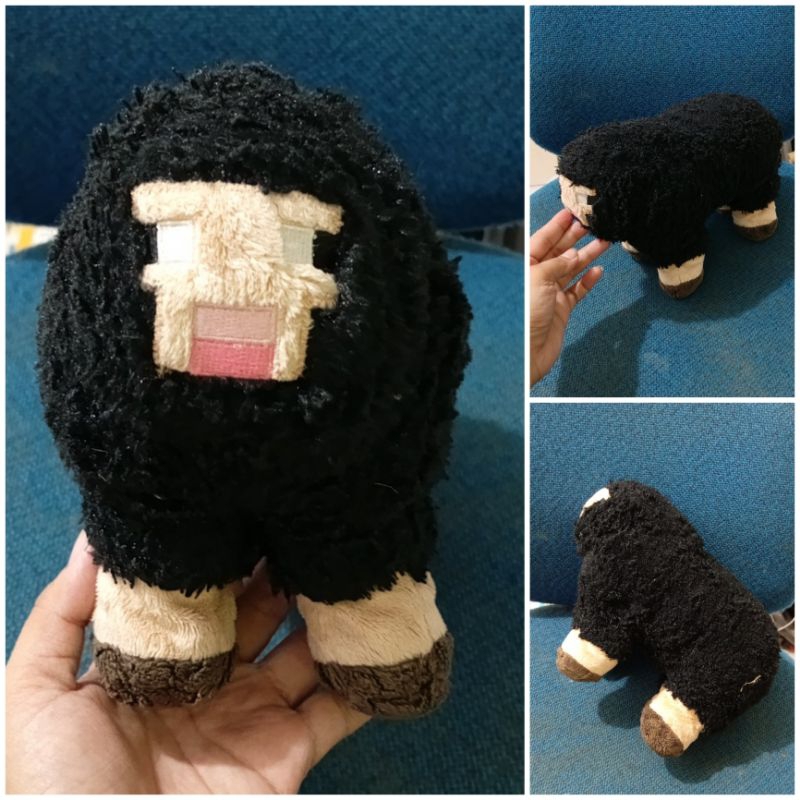 rare jinx mojang black sheep minecraft stuffedtoys | Shopee Philippines