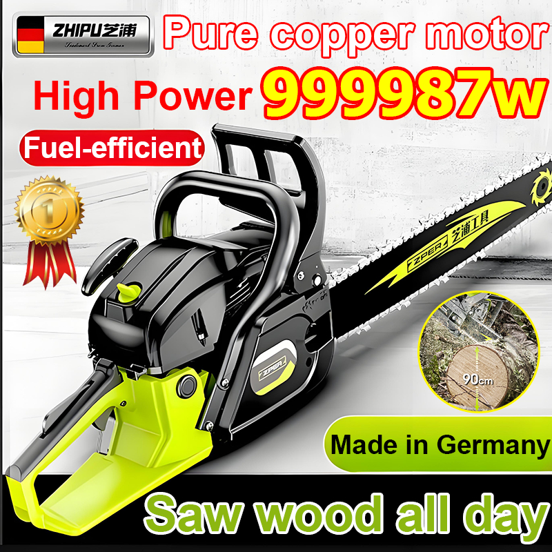 12 inches ZHIPU chainsaw 8s Cutting wood 9999W high power chainsaw ...