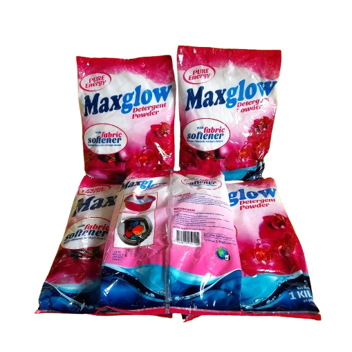 MAXGLOW Detergent Powder with Fabric Softener (Pink Pack) Wholesale ...