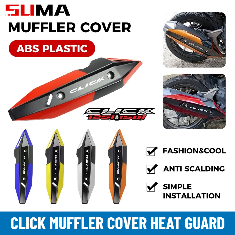 Honda Click Muffler Cover Heat Guard For 125i/150i V2 V3 Motorcycle ...