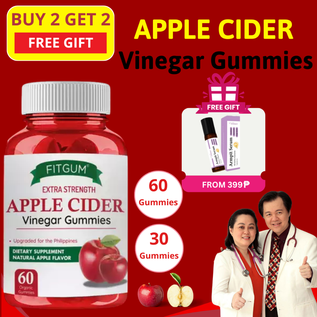 FITGUM Apple Cider Vinegar Gummies Original The Fun And Yummy Way To ...