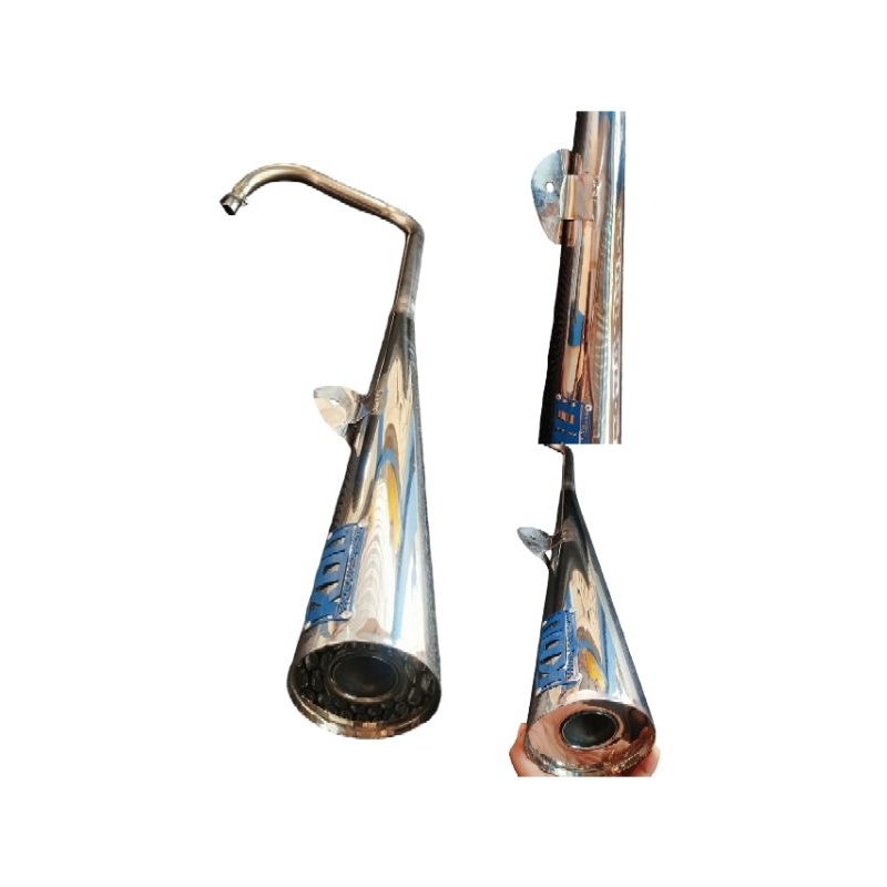 KOU Power Pipe for Bajaj CT 100 old model 51mm | Shopee Philippines