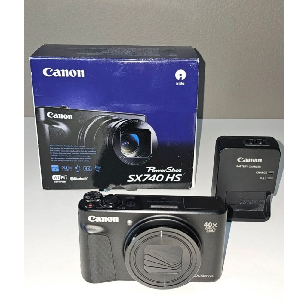 Canon Power Shot SX740 HS Digital Camera 20.3MP, 40x Optical Zoom ...