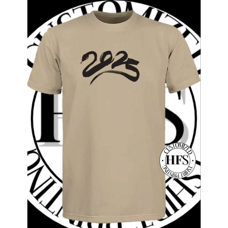 PANTONE COLOR 2025 MOCHA MOUSSE NEW YEAR 2025 PRINTED TSHIRT YEAR OF ...