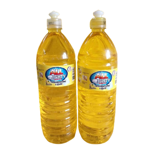 ALL MIGHTY Dishwashing Liquid Extra Strength Lemon Scent [YELLOW] (1.5 ...