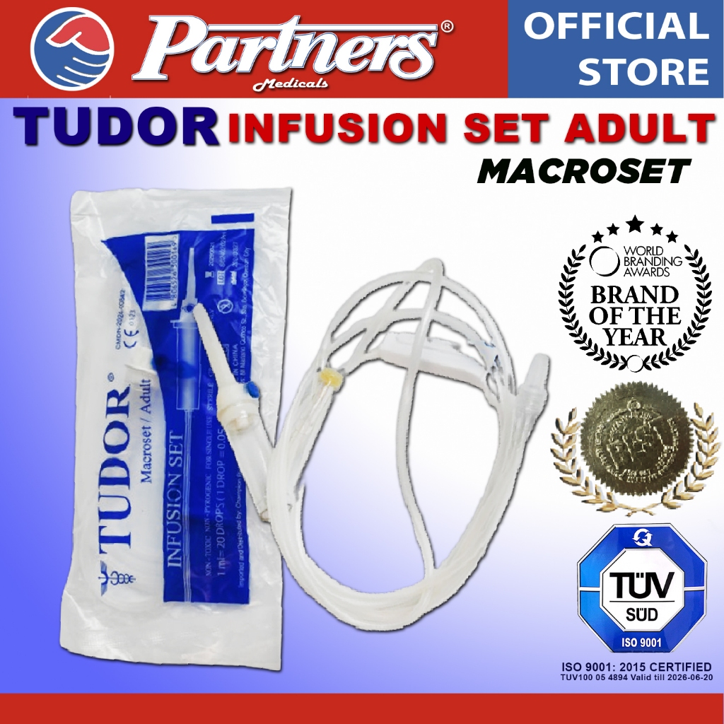 Tudor Infusion Set Adult ( Macroset ) 1 Piece | Shopee Philippines