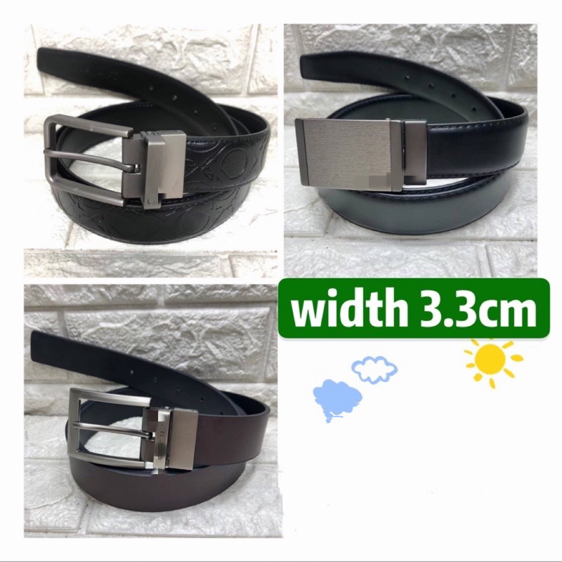 belt Width 3.3 reversible (width 3.3cm) | Shopee Philippines
