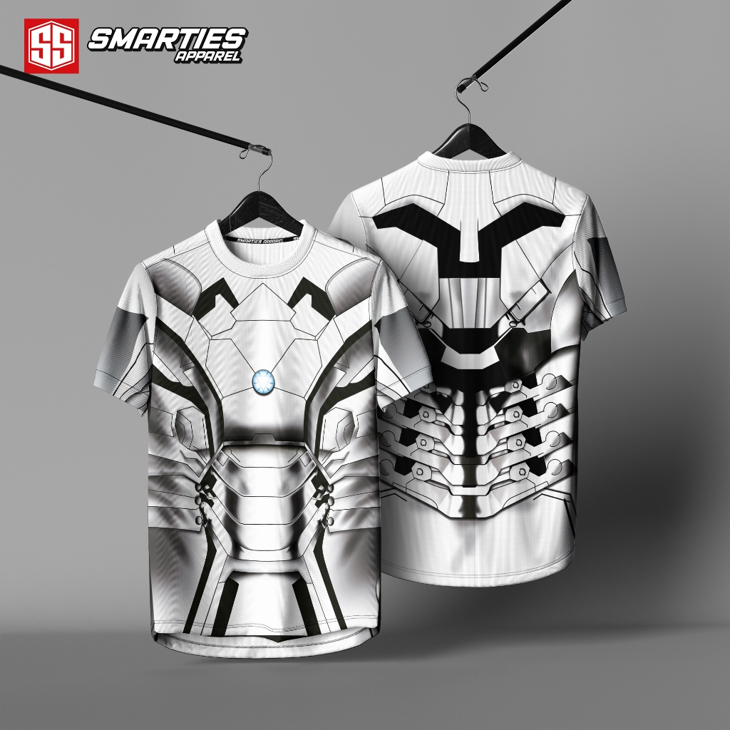 Smarties Apparel Supershirt Ironman SS0013 Gym Running Beach Active ...