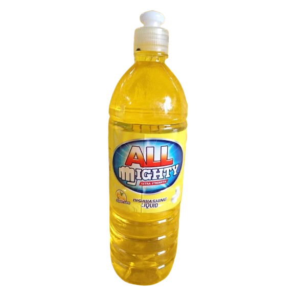 ALL MIGHTY Dishwashing Liquid Extra Strength Lemon [Yellow] (970 ml ...