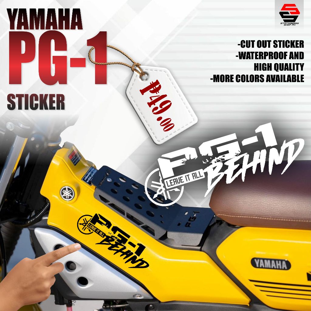 YAMAHA PG-1 Sticker Design - Waterproof Cut out Vinyl Sticker for PG-1 ...