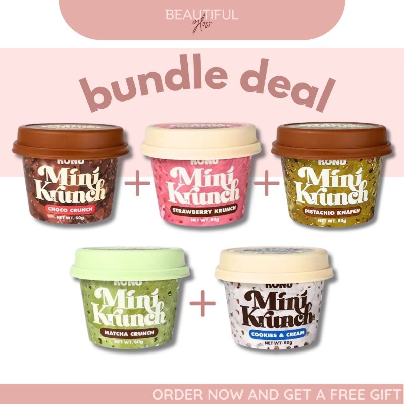 Bundle Deal Konu Mini Krunch Solo Cup 60g (all flavors) | Shopee ...