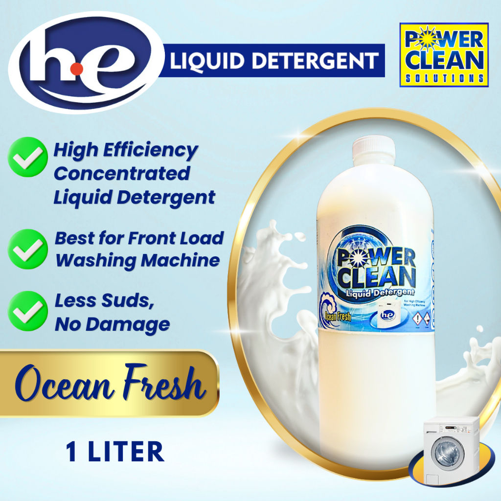 Powerclean He Liquid Detergent - Liter | Shopee Philippines