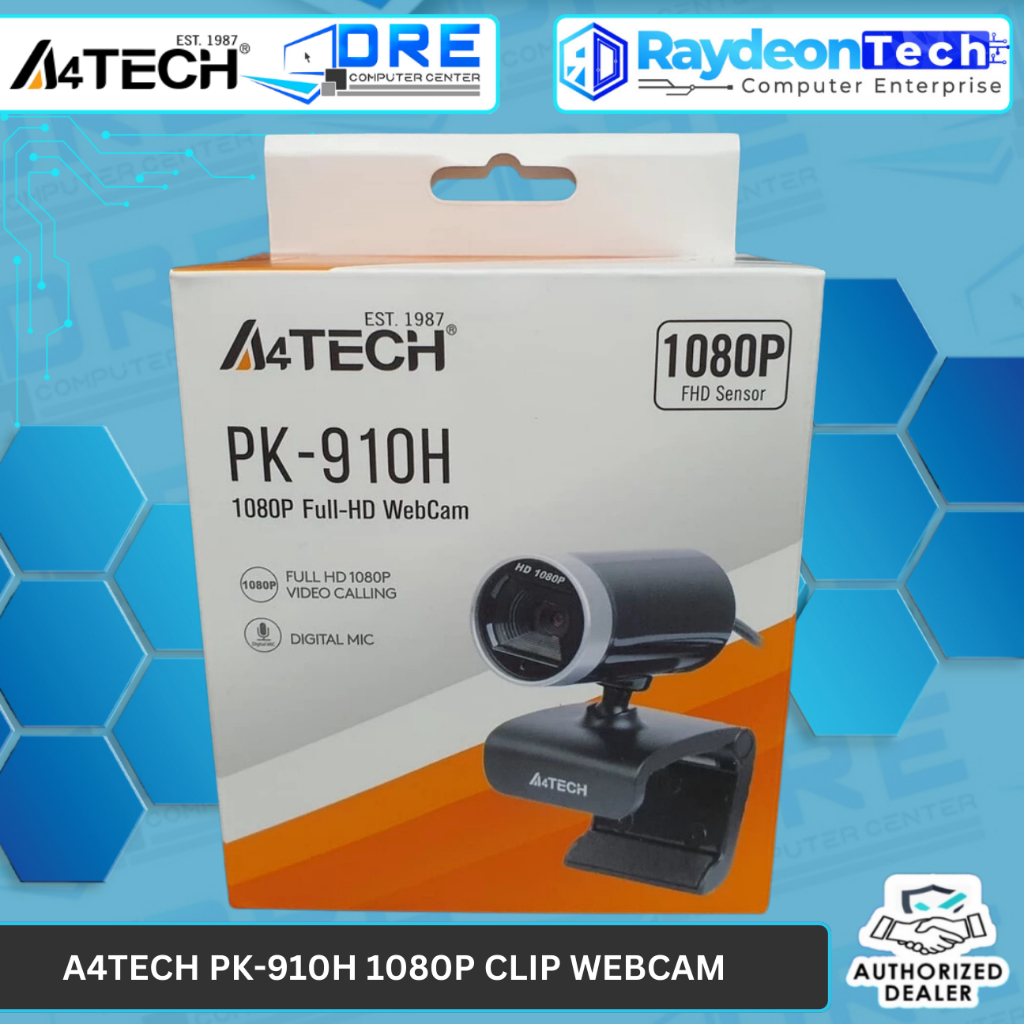 A4TECH PK-910H 1080P CLIP WEBCAM | Shopee Philippines