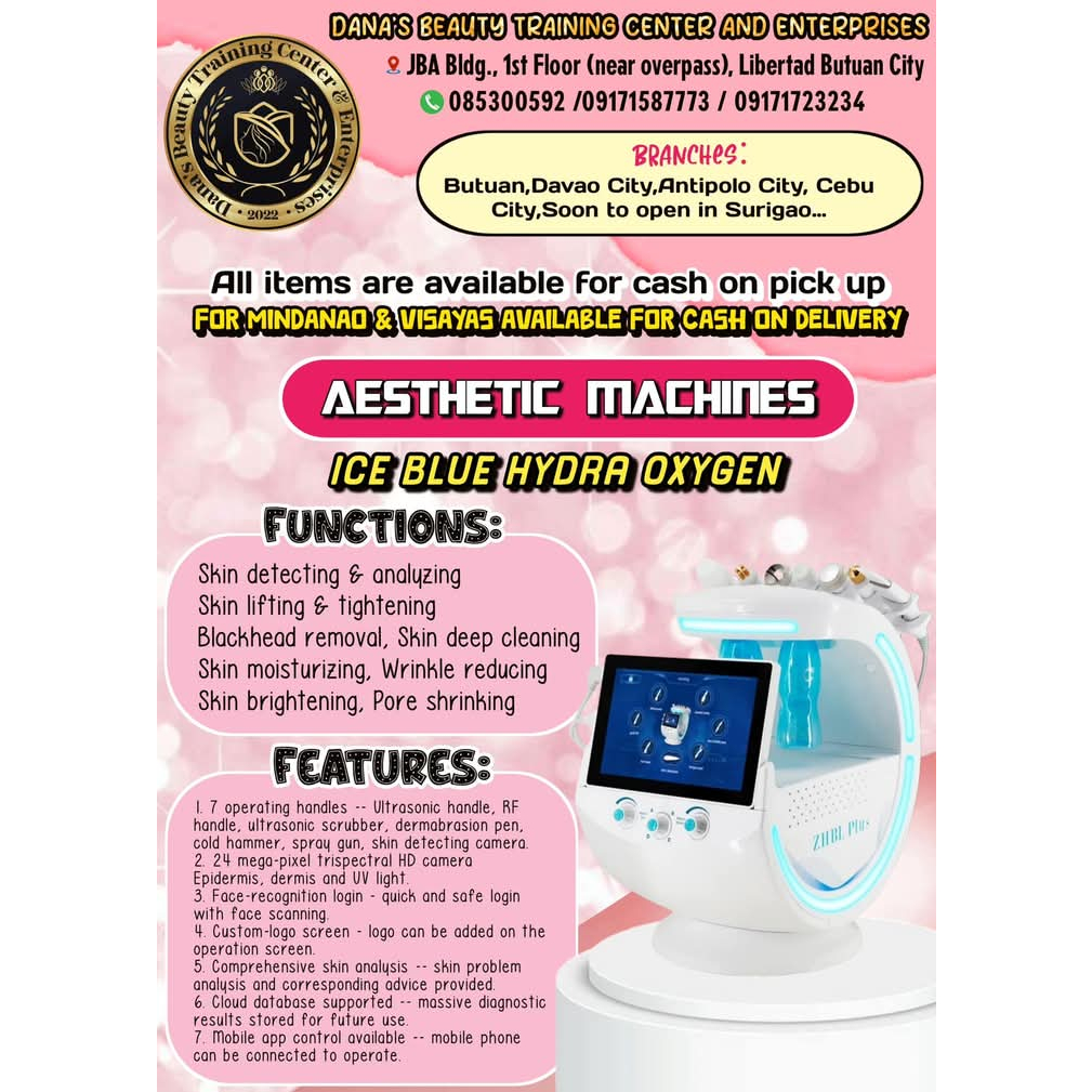 ICE BLUE HYDRA OXYGEN AESTHETIC MACHINE | Shopee Philippines