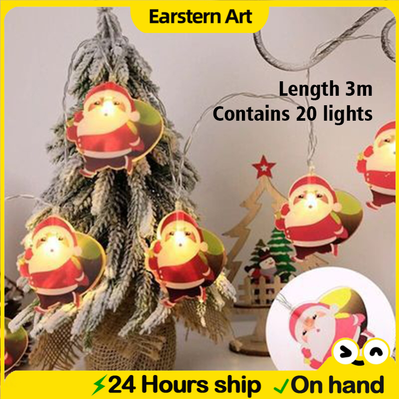 Raindeer Christmas Light Santa Claus Christmas light Parol Christmas ...