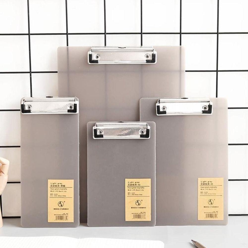 A4 A5 A6 Bill Clip Board Writing Pad Long Clip Pad File Paper Folder ...