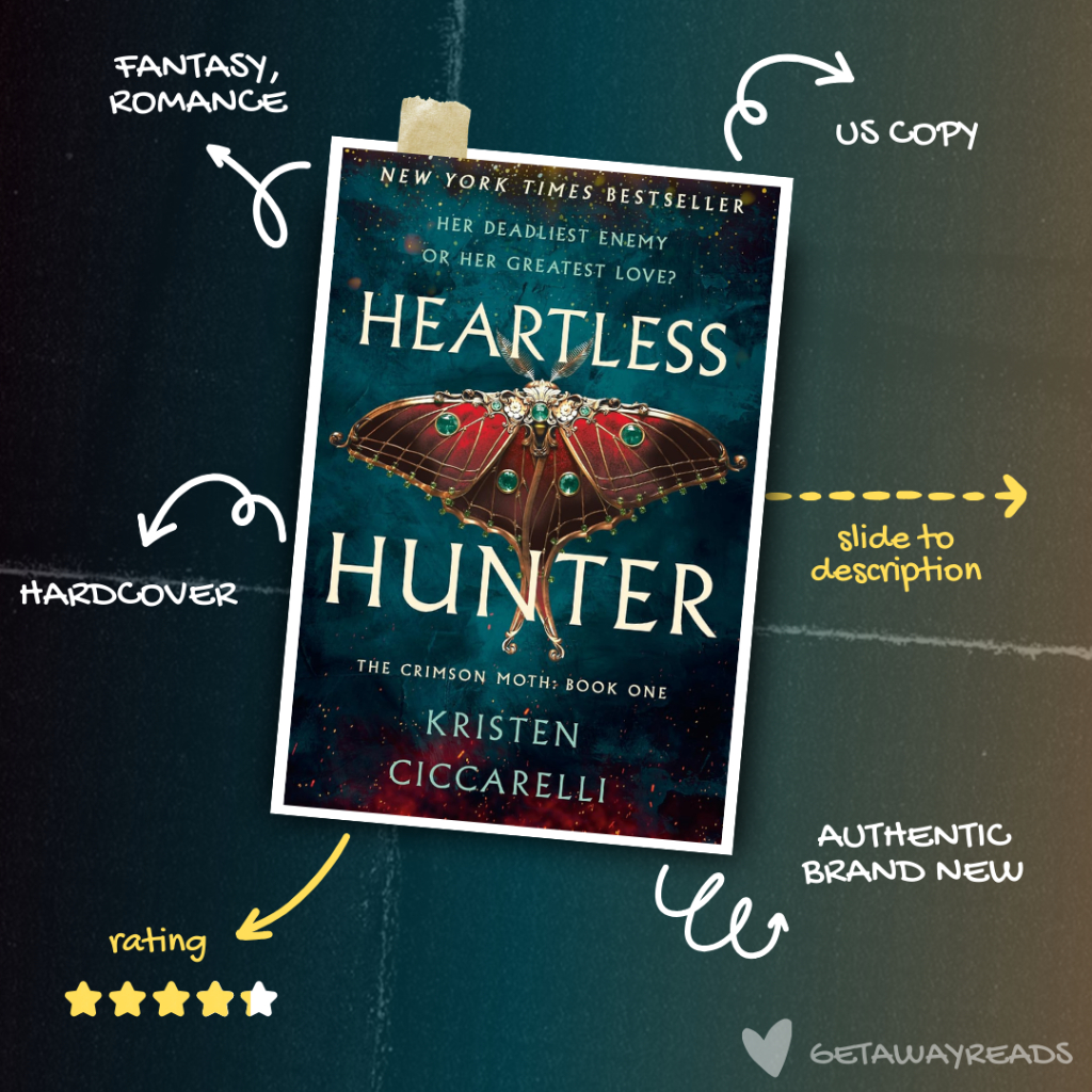 Heartless Hunter (The Crimson Moth, 1) by Kristen Ciccarelli (Hardcover ...