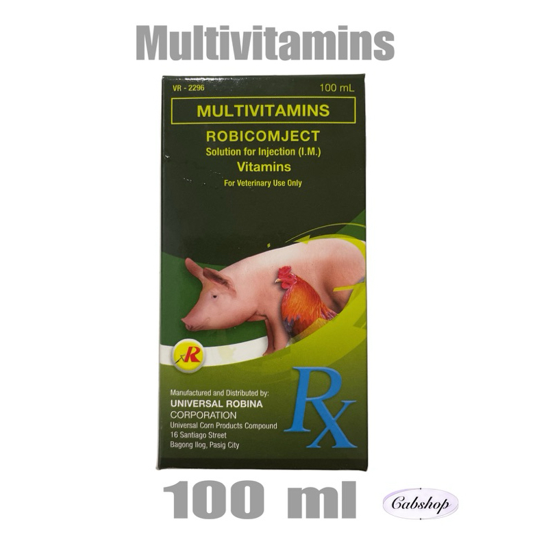 Robicomject Vitamin B Complex 100ml For animals and Birds vitamin b ...