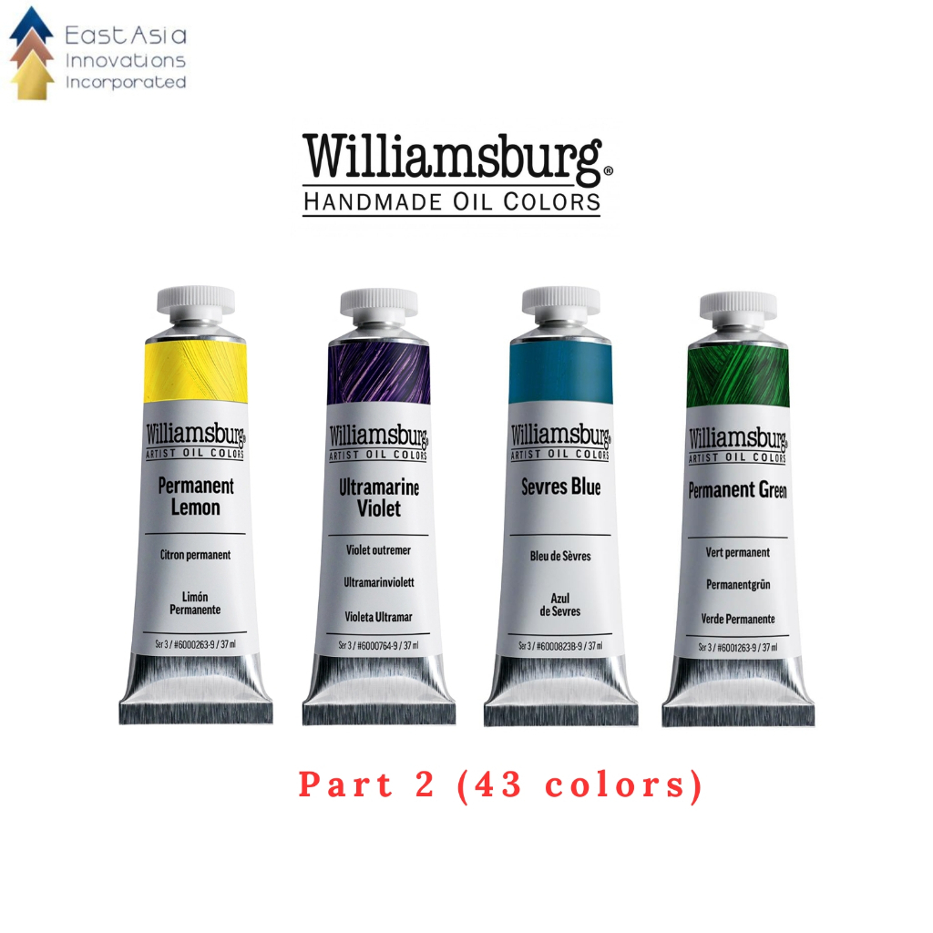 GOLDEN / Williamsburg Handmade Artist Oil Colors 37ml Tubes (Part 2 ...