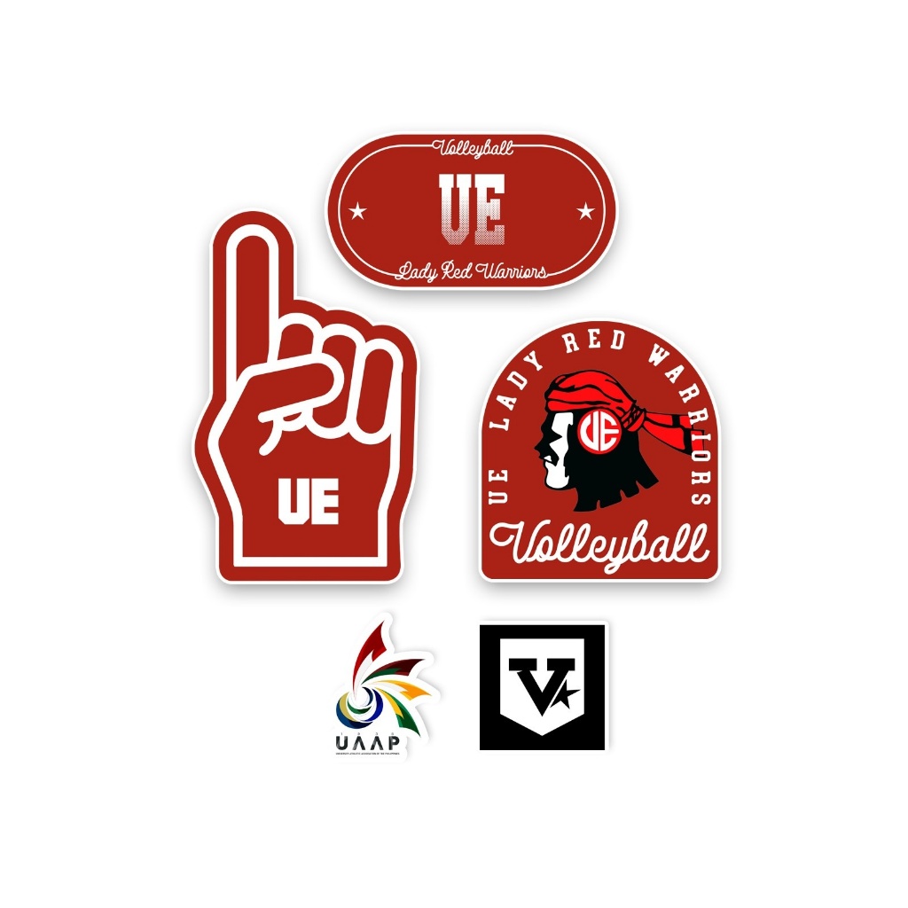Varsity Lifestyle Co. l UE Volleyball Sticker Collection | Shopee ...