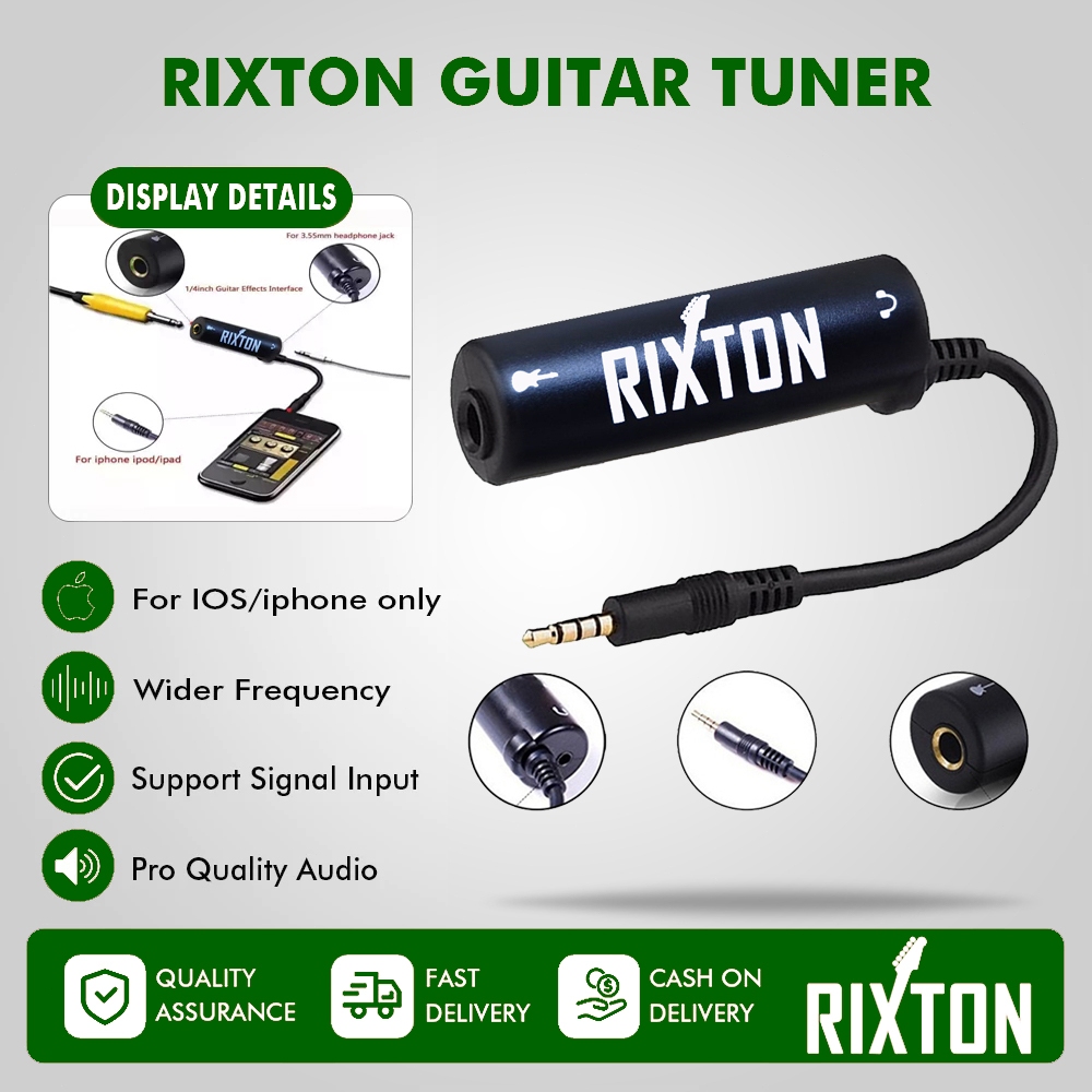 Rixton Guitar Music Audio Interface Converters Effects Guitar Tuner for ...