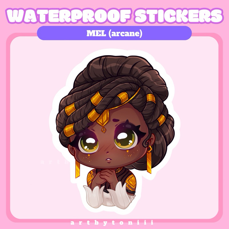 MEL ARCANE LAPTOP | TUBLER WATERPROOF VINYL STICKER | artbytoniii ...