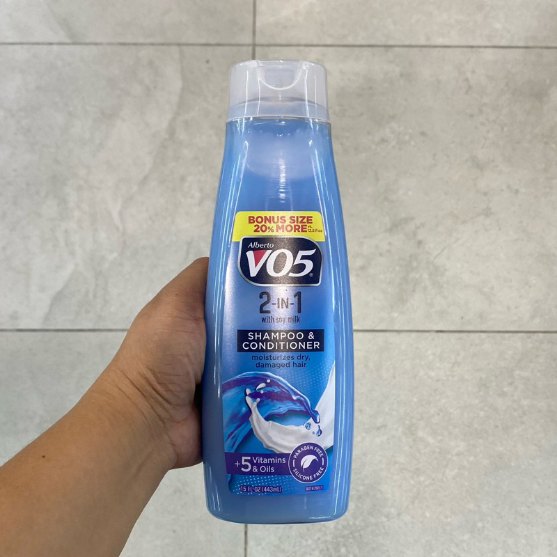 VO5 2 IN 1 WITH SOY MILK SHAMPOO & CONDITIONER 443ml | Shopee Philippines