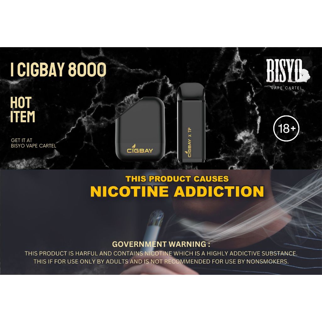 Cigbay Clear 12000 | Compatible to 8000 | SOLD SEPARATELY POD & BATTERY ...